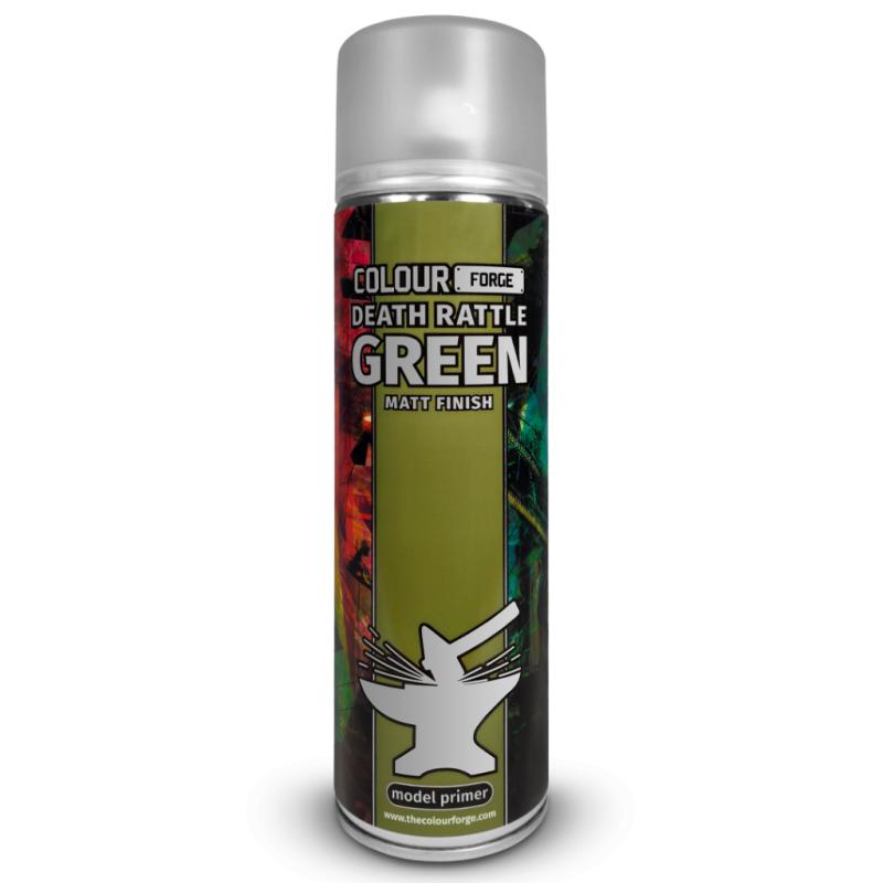 Colour Forge Spray: Death Rattle Green (500ml) – Game Bunker